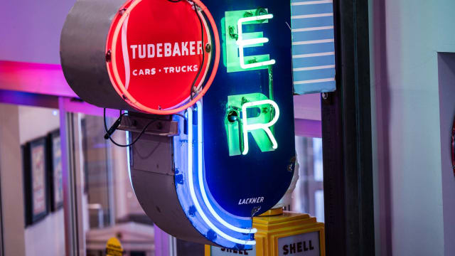 Studebaker Double-Sided Porcelain Neon Dealership Sign at The World’s ...