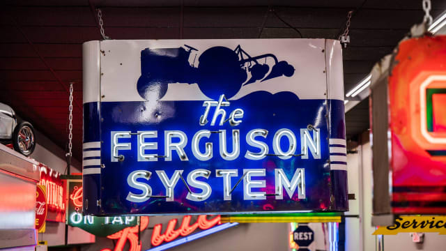 The Ferguson System Double-Sided Porcelain Bullnose Neon Sign at The ...