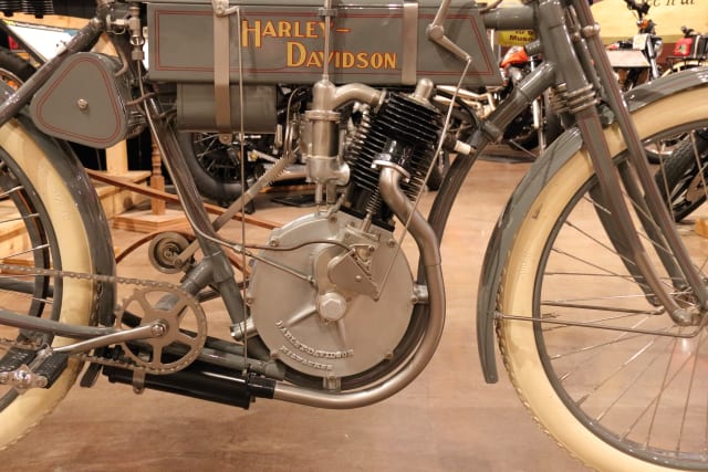 1908 Harley-Davidson Model 4 Strap Tank Single at From the John Parham ...