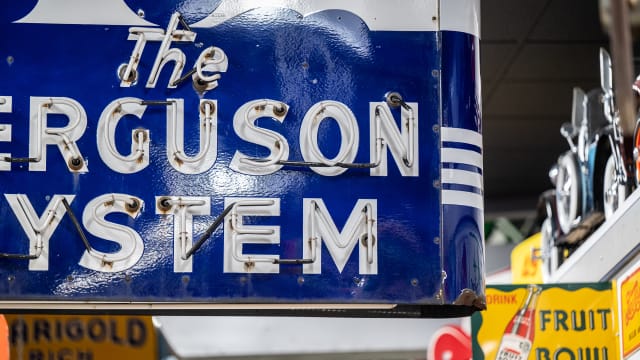 The Ferguson System Double-Sided Porcelain Bullnose Neon Sign at The ...