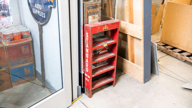 Standard Motor Oils Oil Can Rack at The World’s Largest Road Art ...