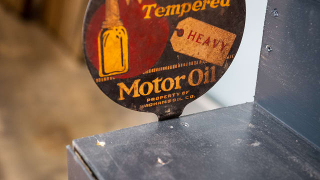 Wadhams Tempered Motor Oil Double-Sided Tin Sign at The World’s Largest ...