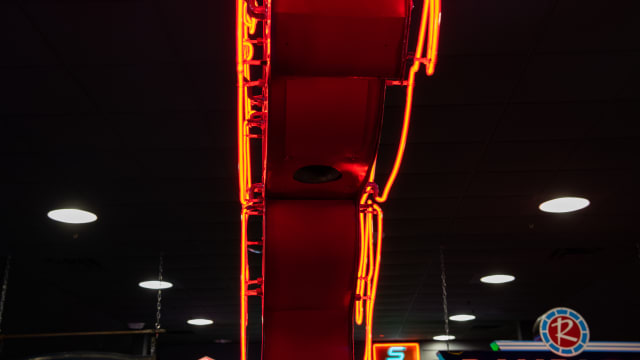 Mobil Pegasus Double-Sided Porcelain Neon Rotator Sign at The World’s ...