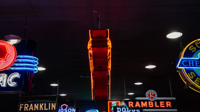 Mobil Pegasus Double-Sided Porcelain Neon Rotator Sign at The World’s ...