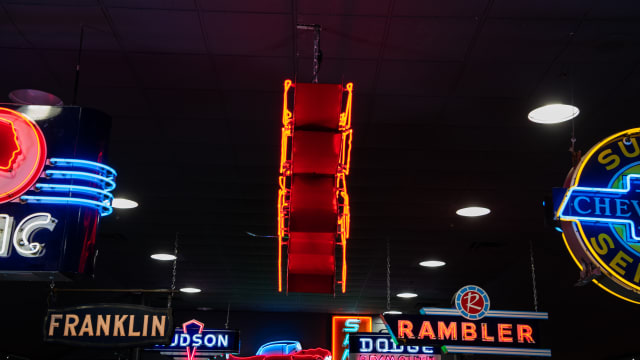 Mobil Pegasus Double-Sided Porcelain Neon Rotator Sign at The World’s ...