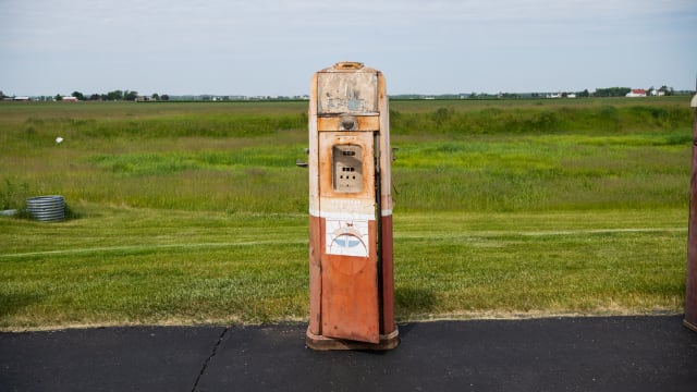 Standard Oil Gas Pump at The World’s Largest Road Art Auction 2023 as ...