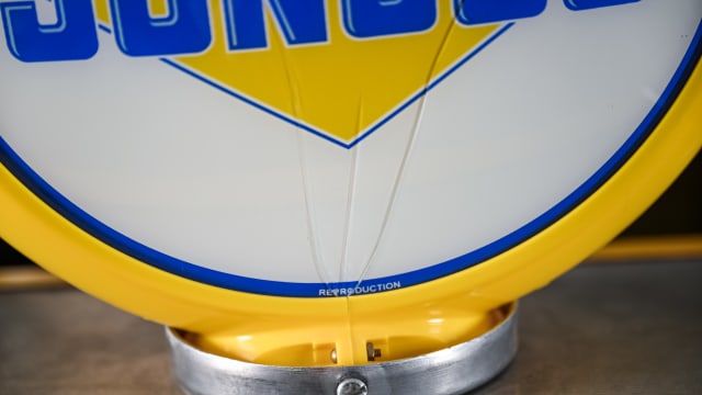 Bennett Blue Sunoco Gas Pump at The World’s Largest Road Art Auction ...