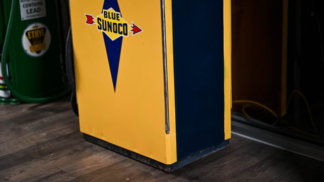 Bennett Blue Sunoco Gas Pump at The World’s Largest Road Art Auction ...