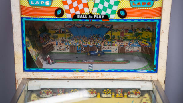 Race-Way Pinball Machine at The World’s Largest Road Art Auction 2023 ...