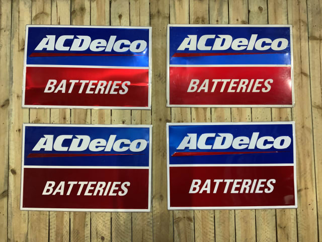 AC Delco Batteries Tin Signs at The World’s Largest Road Art Auction ...
