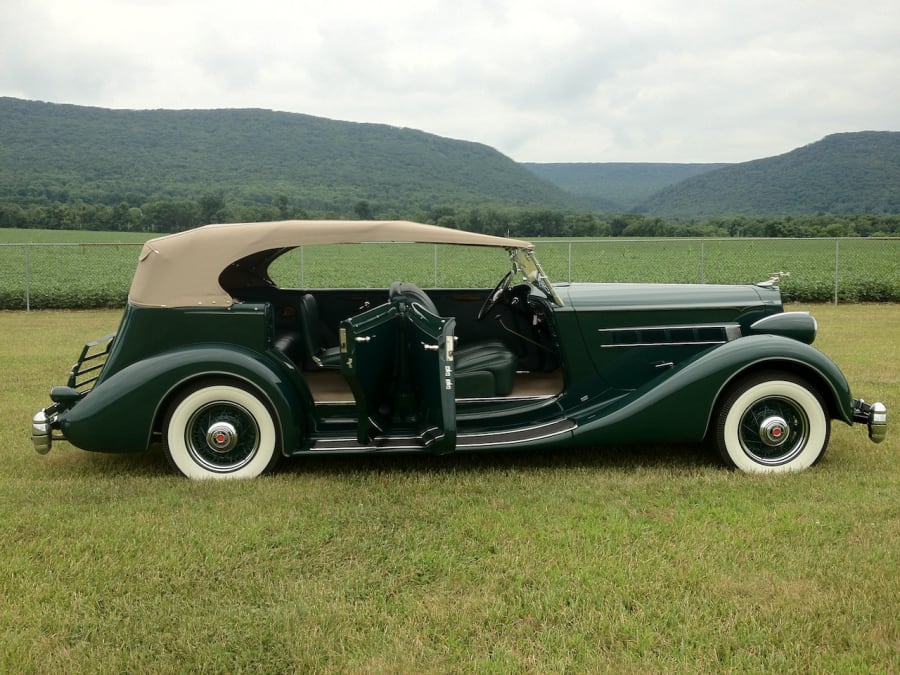 1936 Packard Eight Phaeton Convertible at Monterey 2012 as S158 - Mecum ...