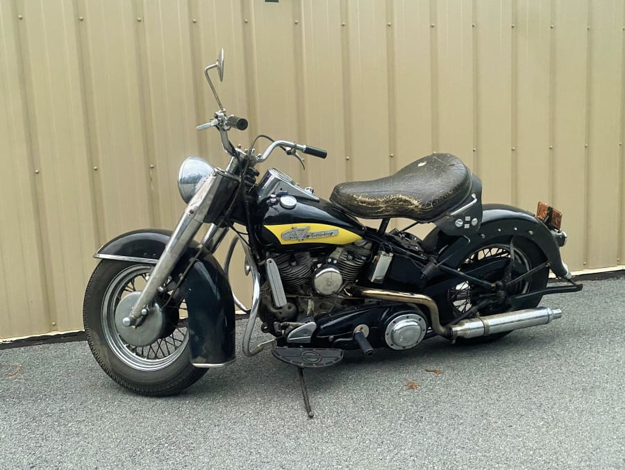 1956 Harley-Davidson Panhead at Las Vegas Motorcycles 2023 as T347 ...