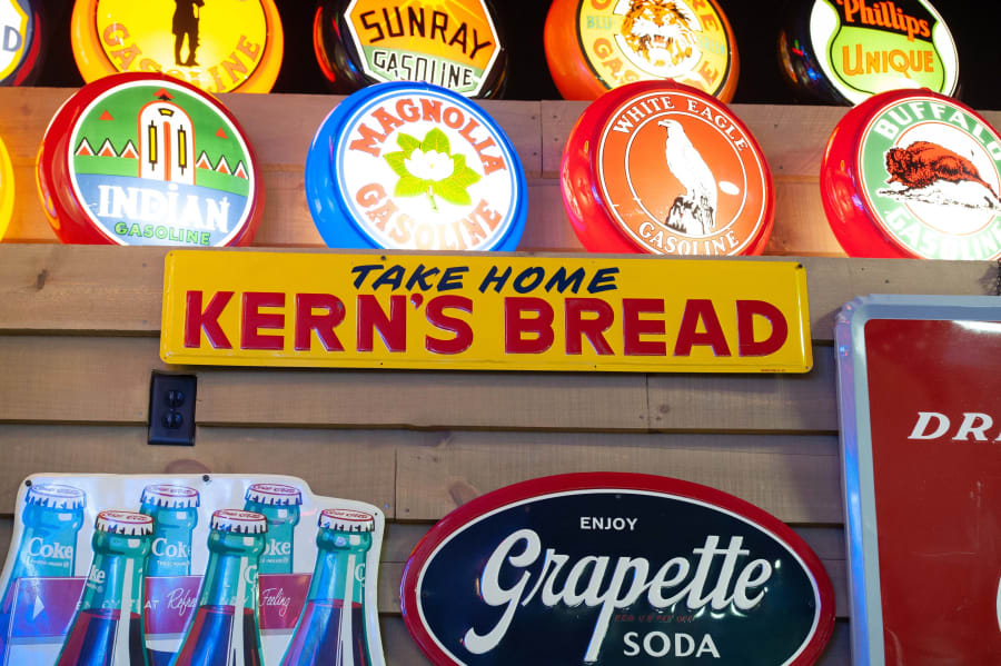 Kern's Bread Embossed Tin Sign at The Eddie Vannoy Collection 2020 as ...
