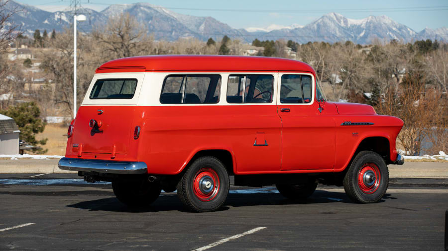 1956 Chevrolet Suburban at Indy 2022 as S156 - Mecum Auctions