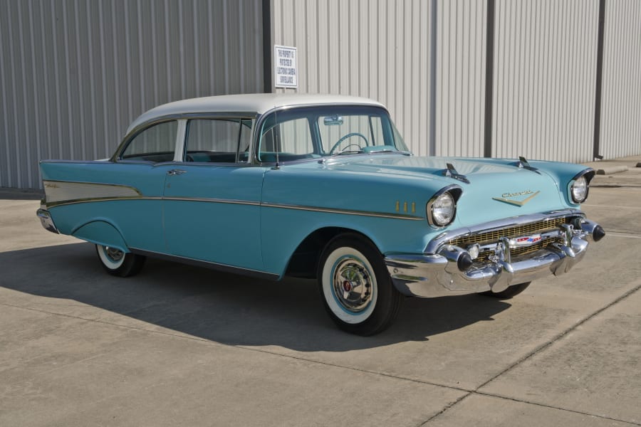 1957 Chevrolet Bel Air 2 Door Sedan At The Salmon Brothers Collection