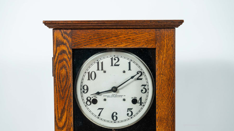 Simplex Time Recorder Clock at Orlando 2022 as Z200 - Mecum Auctions