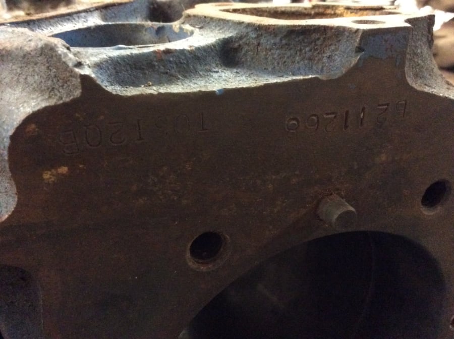 Chevrolet 409/409 HP QB-Code Engine Block at Kissimmee 2017 as Q120 ...