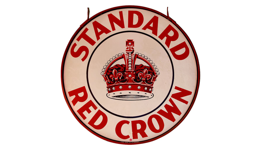 1930s Standard Red Crown Porcelain Sign 42-in at Kissimmee 2020 as M437 ...