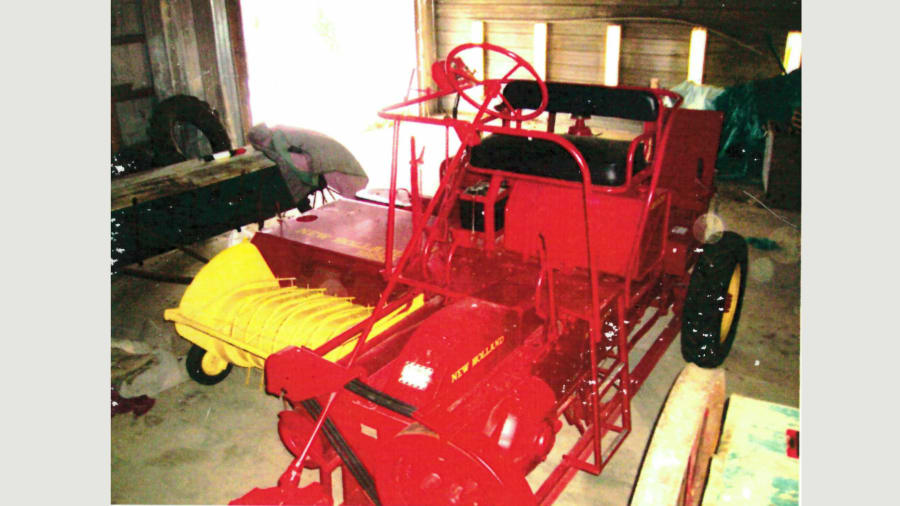 1956 New Holland 166 Self-Propelled Baler at Gone Farmin' Spring ...