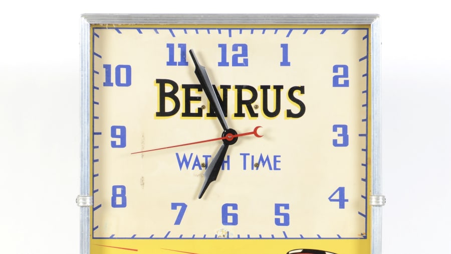 Benrus Watch Time Clock 15x18.5 at Gone Farmin' Nashville 2015 as M60 ...