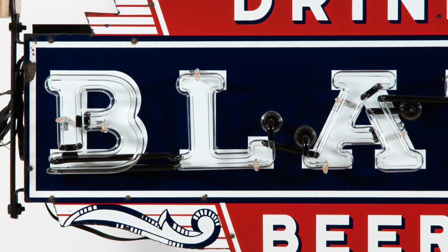 Blatz Beer Neon Sign at Davenport 2016 as M239 - Mecum Auctions