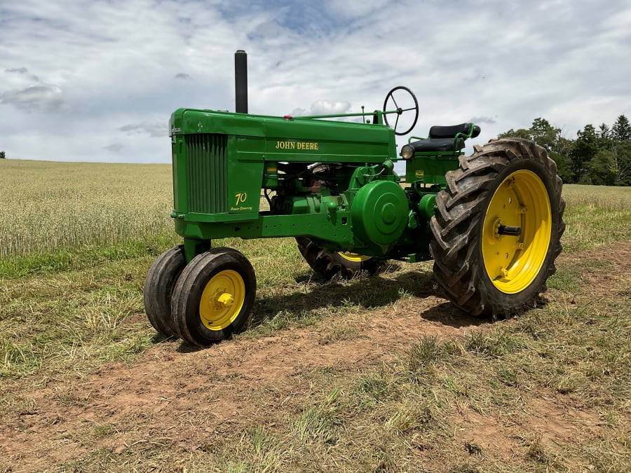 1955 John Deere 70 at Gone Farmin' Fall Premier 2022 as F234 - Mecum ...