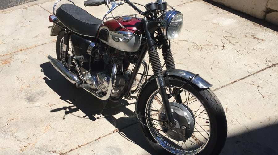 1968 Triumph Bonneville at Las Vegas Motorcycles June 2017 as F240 ...