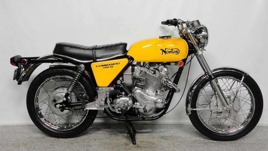1970 Norton Commando 750S at Las Vegas Motorcycles 2014 as S395 - Mecum ...