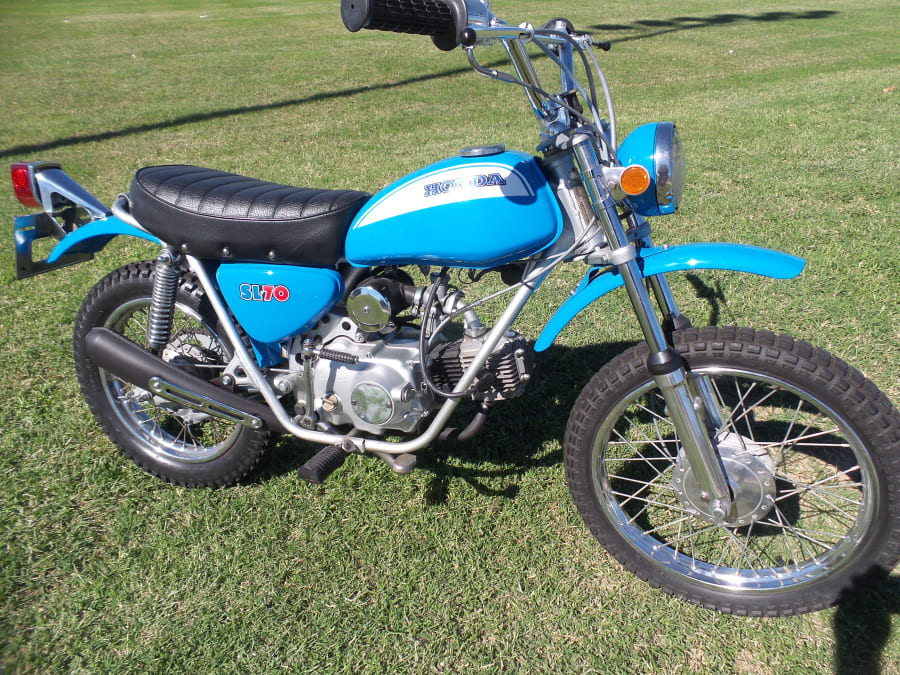 1971 Honda SL-70 at Las Vegas Motorcycles 2019 as W77 - Mecum Auctions