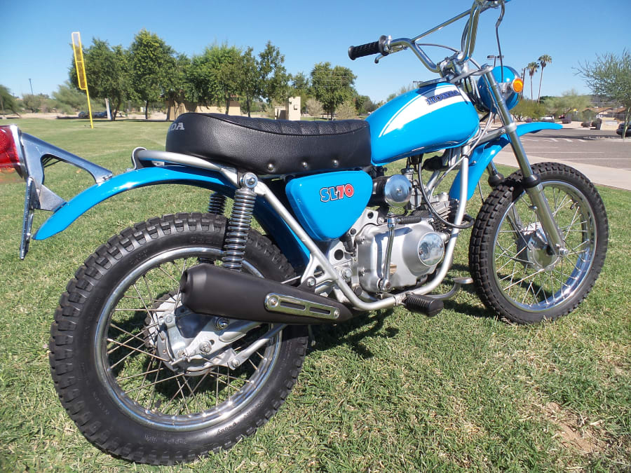 1971 Honda SL-70 at Las Vegas Motorcycles 2019 as W77 - Mecum Auctions