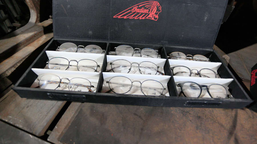 Indian Motorcycle Cases Of Glasses 19x2x8 at Las Vegas Motorcycles 2019 ...