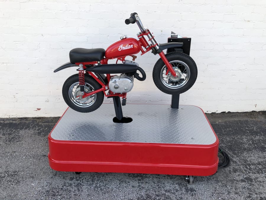 1972 Indian MM5 Mini Bike Coin-Operated Kiddie Ride 48x24x48 at Las ...