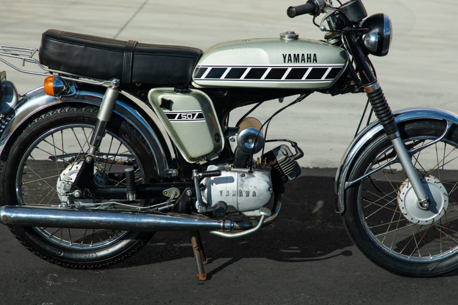 1973 Yamaha Fs1e at Las Vegas Motorcycles 2021 as W184 - Mecum Auctions