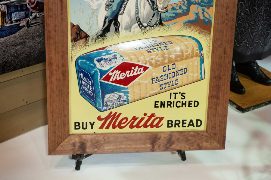 Merita Bread With Lone Ranger Tin Sign at The Eddie Vannoy Collection ...
