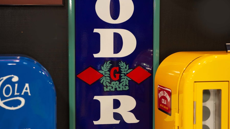 Bf Goodrich Vertical Porcelain Sign 18x78 Inches at The Eddie Vannoy ...