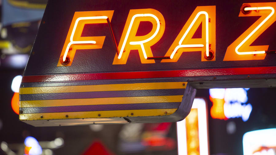 Kaiser Frazer Double-Sided Porcelain Neon at The Eddie Vannoy ...