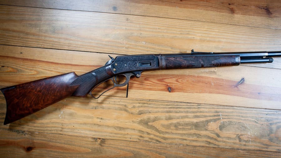 Marlin Model 1893 Deluxe Engraved Rifle at The Eddie Vannoy Collection ...