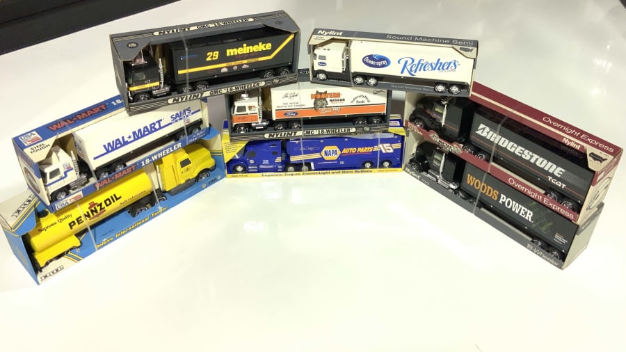 Nylint And Ertl Scale Model Die-Cast Semi Trucks - Lot Of 8 at The ...