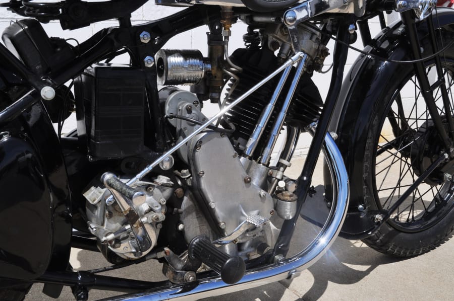 1932 BSA Sloper 500 at Harrisburg Motorcycles 2014 as U196 - Mecum Auctions