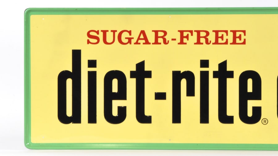 Diet Rite Cola Sign SSTE 54.5x18 at The Road Art Auction 2015 as U275 ...