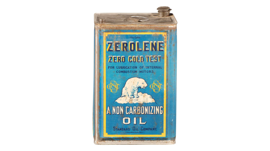 Zerolene Zero Cold Test A Non Carbonizing Oil Standard Oil Co. Five ...