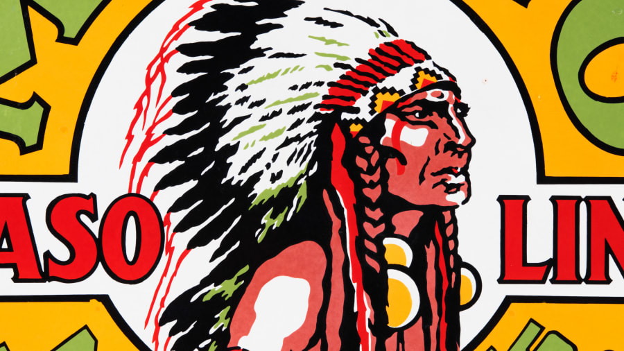 Musgo Gasoline Sign DSP 47.75 Inches at The Road Art Collection 2016 as ...