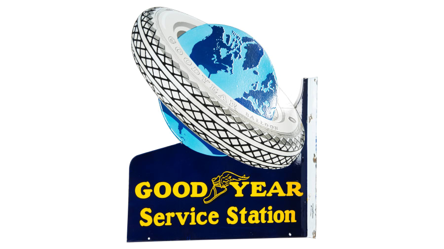 Goodyear Service Station Flange Sign DSPF 26x30 at The Road Art ...