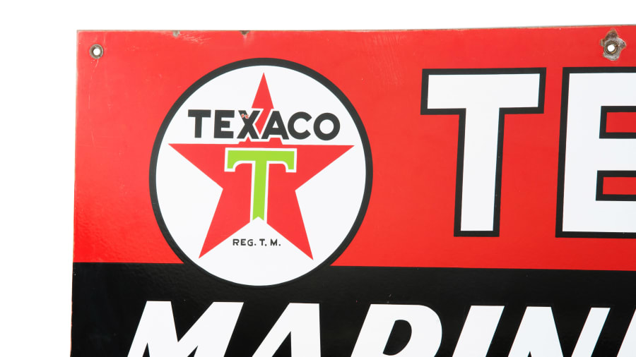 Texaco Marine Products Sign SSP 96x25.5 at The Road Art Collection 2016 ...