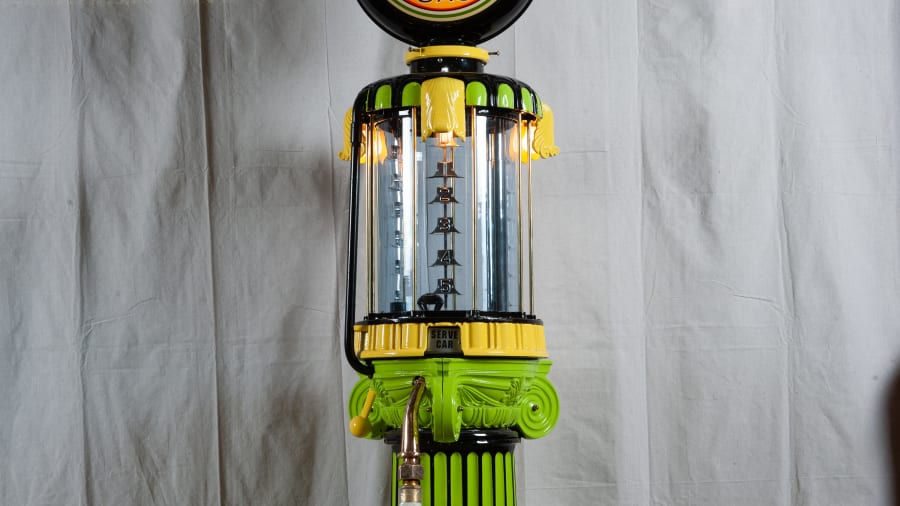 Restored Wayne 491 F Greek Roman Column 5 Gallon Gas Pump 114x24x24 at ...