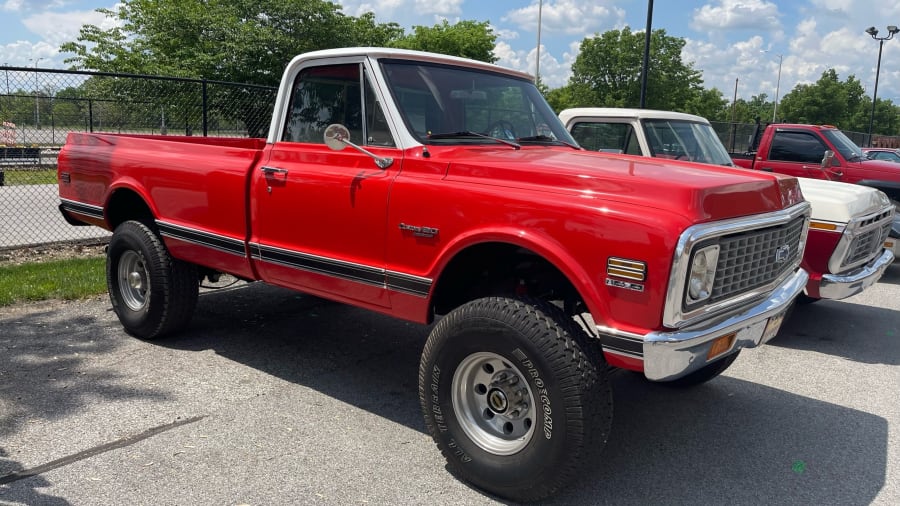 1971 Chevrolet C20 Pickup at Indy 2022 as G57 - Mecum Auctions
