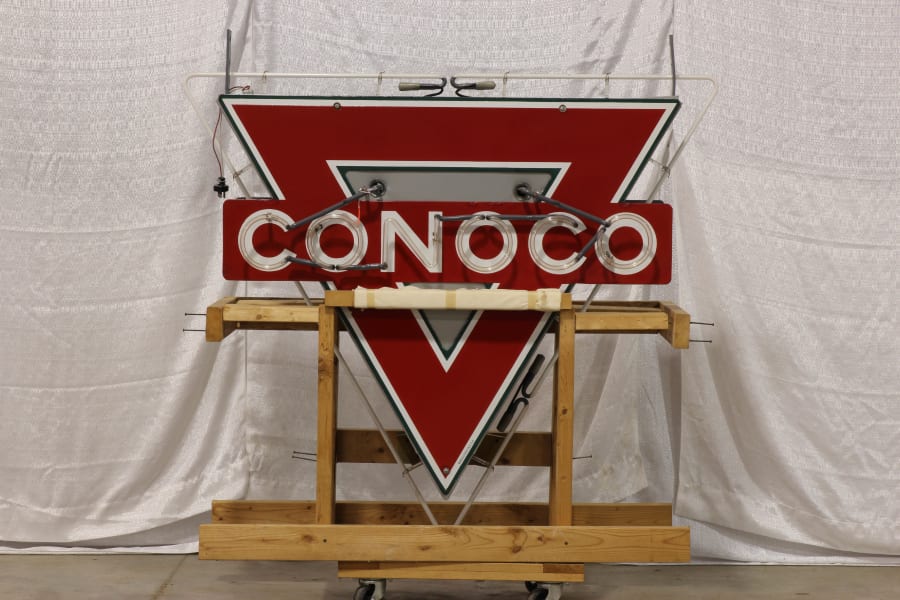 Conoco 46x41x15 at The Walker Sign Collection 2015 as S267 - Mecum Auctions