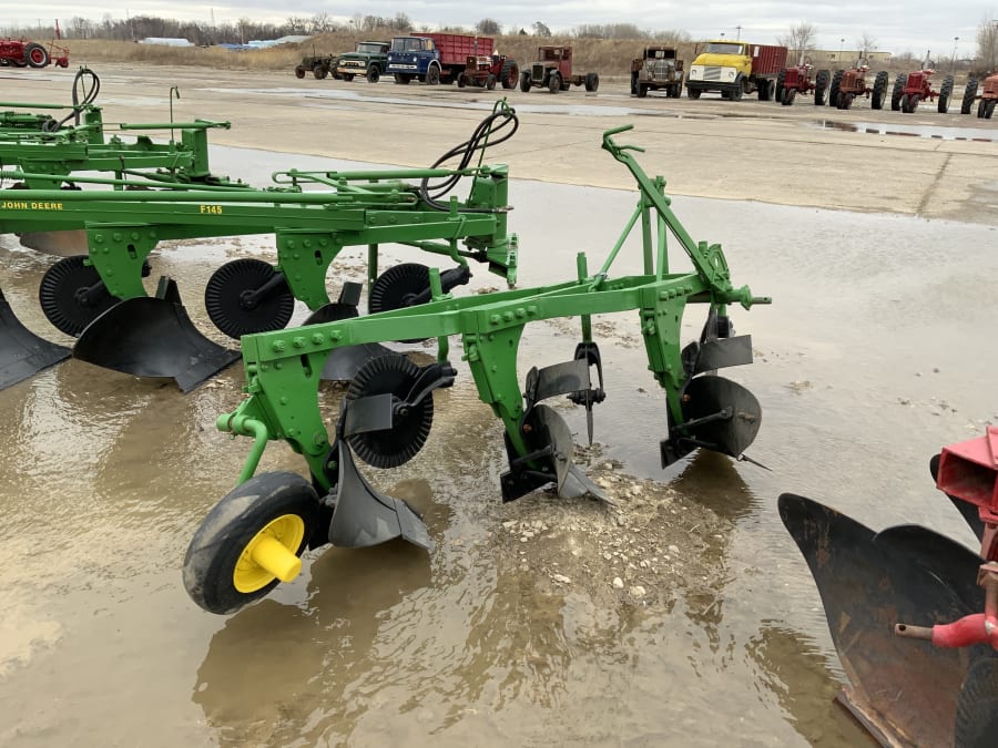 John Deere 3-Bottom Plow at Gone Farmin' Spring Classic 2023 as F165.1 ...
