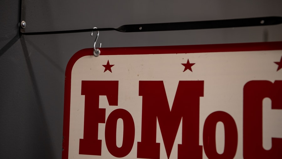 FoMoCo Double-Sided Tin Sign at The World’s Largest Road Art Auction ...