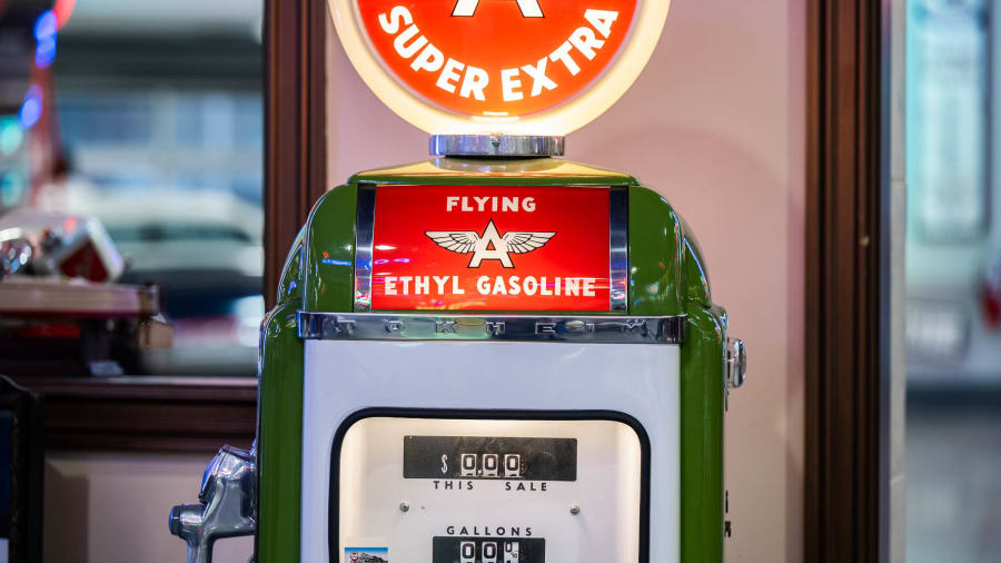 1957 Flying A Ethyl Tokheim Model 300 Gas Pump at The World’s Largest ...